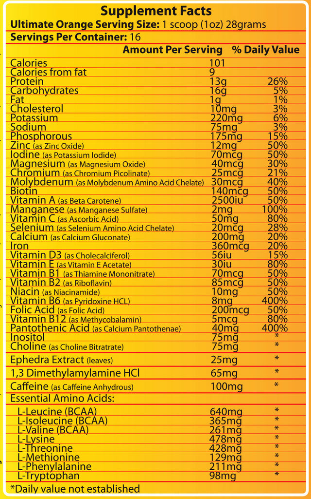 Ultimate Orange – Prohormone Warehouse